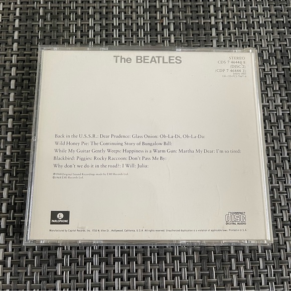 Media | The Beatles Cd White Album Disc 1 | Poshmark
